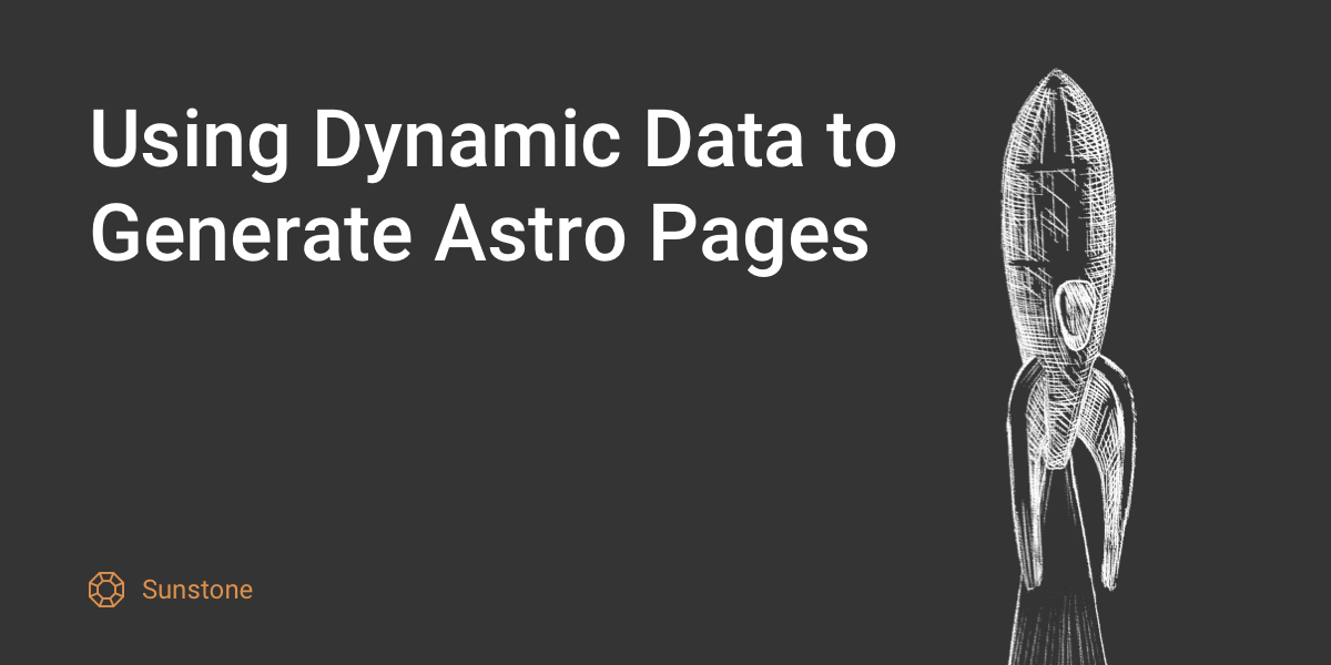 Using Dynamic Data to Generate Astro Pages | Destiner's notes